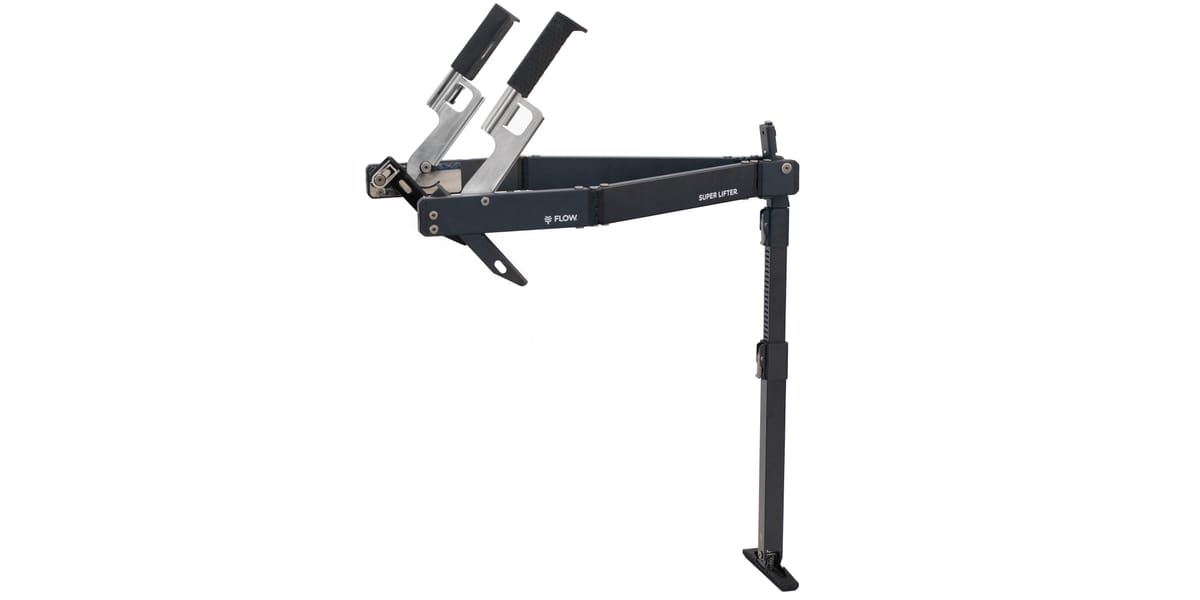 How high can my hive be from the ground to use the Flow Super Lifter?